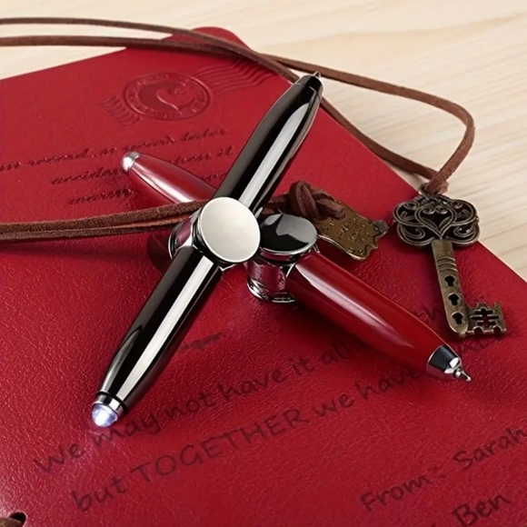 Onlinebodega Finds | Office | Fidget Spinner Pen With Led Light Stress ...
